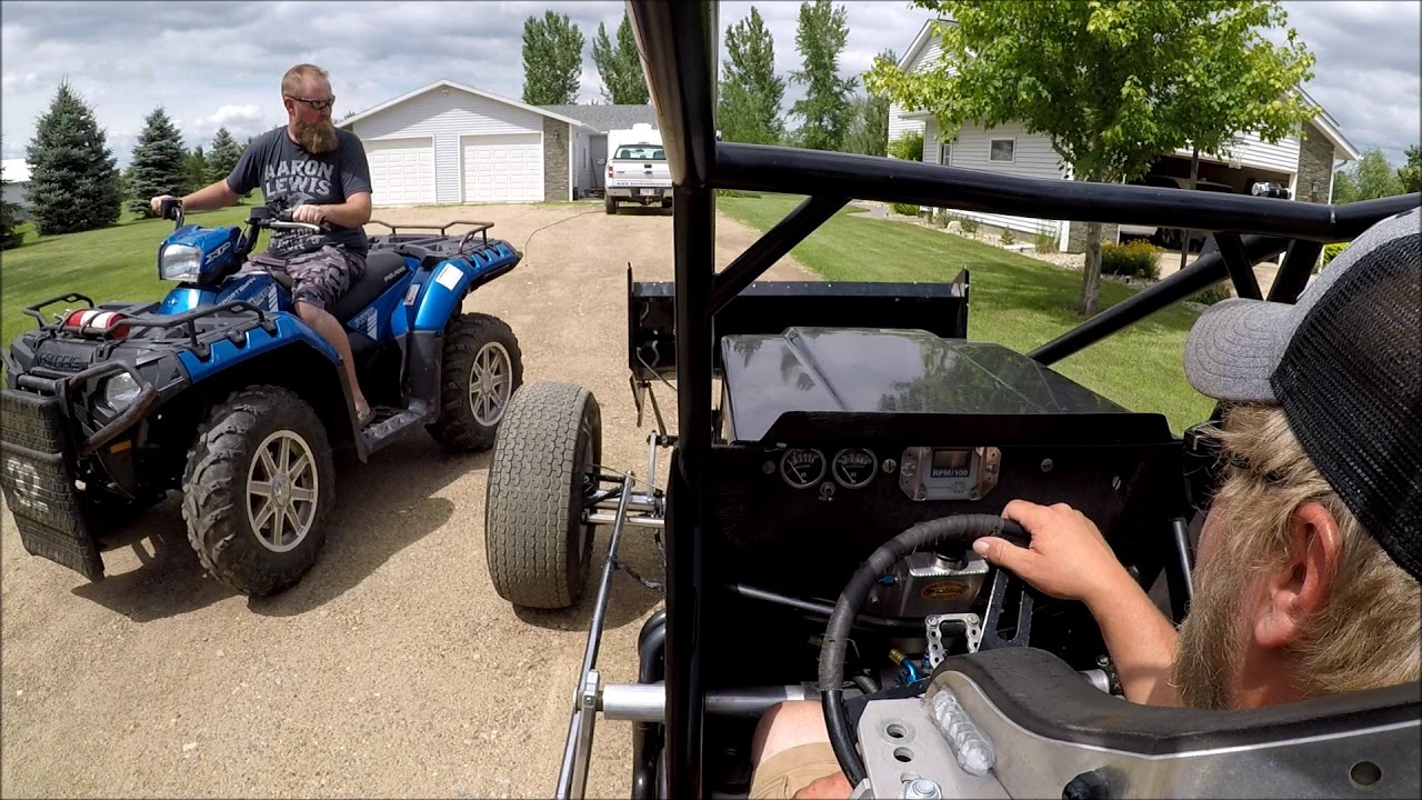 sprint car start up - YouTube