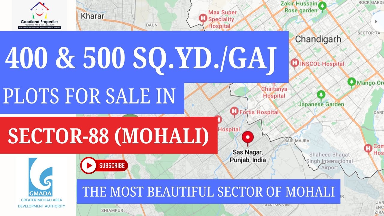 400 and 500 Gaj Plots are for Sale in the most Beautiful Sector of ...