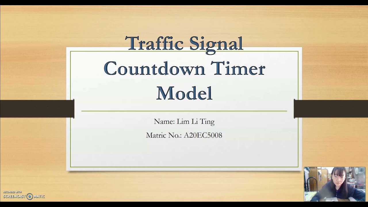 Traffic Signal Countdown Timer Model using Tinkercad - YouTube