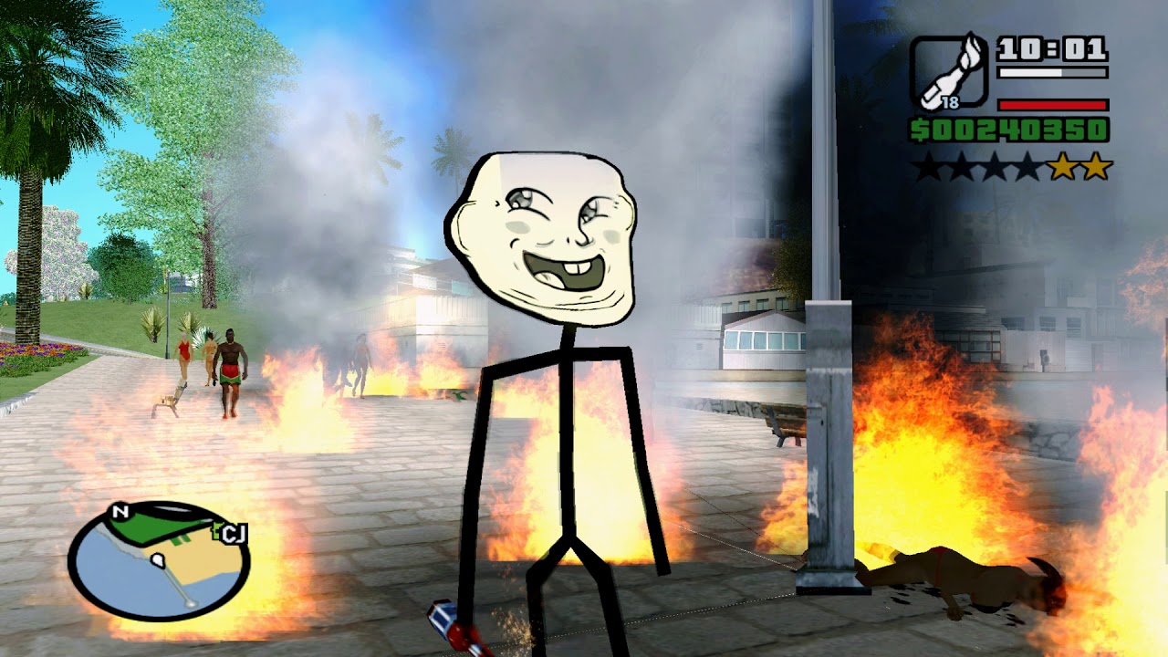 Troll Meme / GTA SA - YouTube