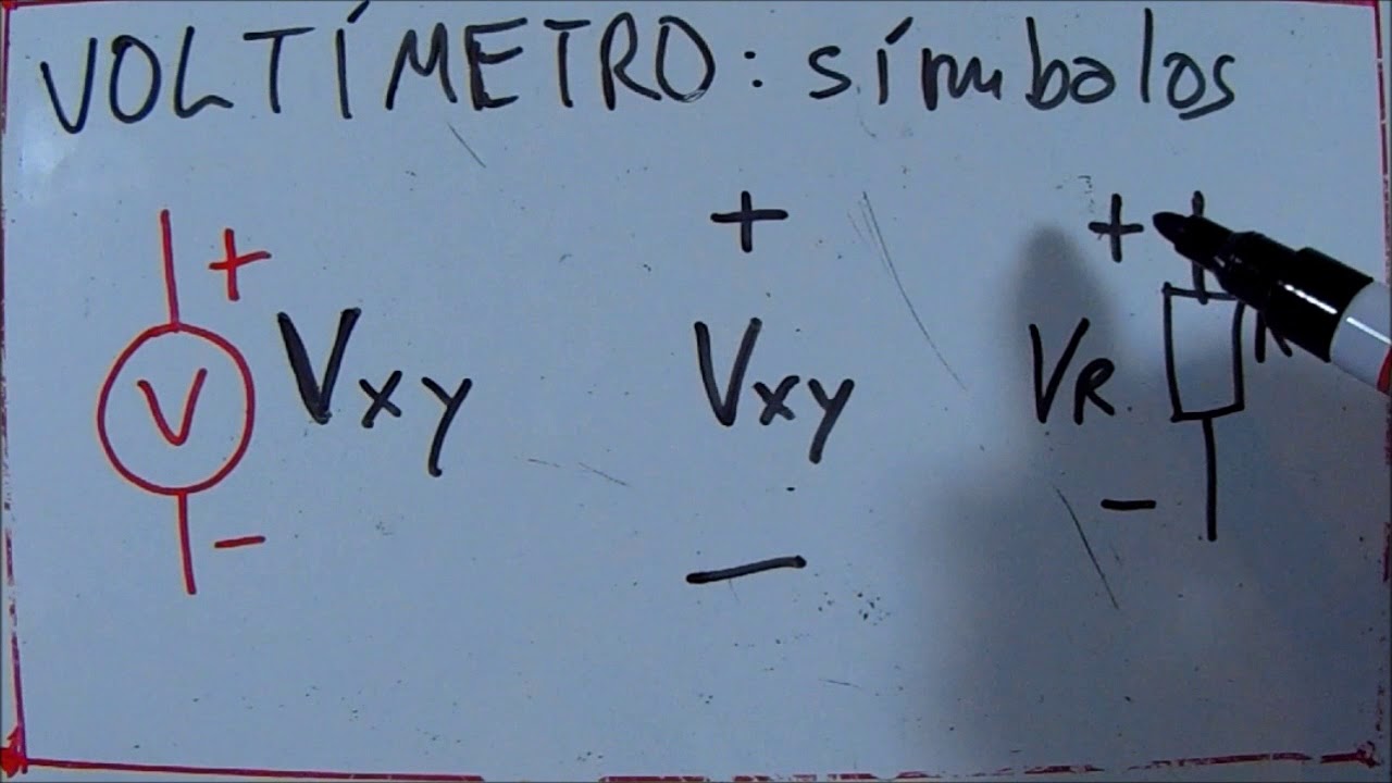 Voltaje N°04: Símbolos del Voltímetro - YouTube