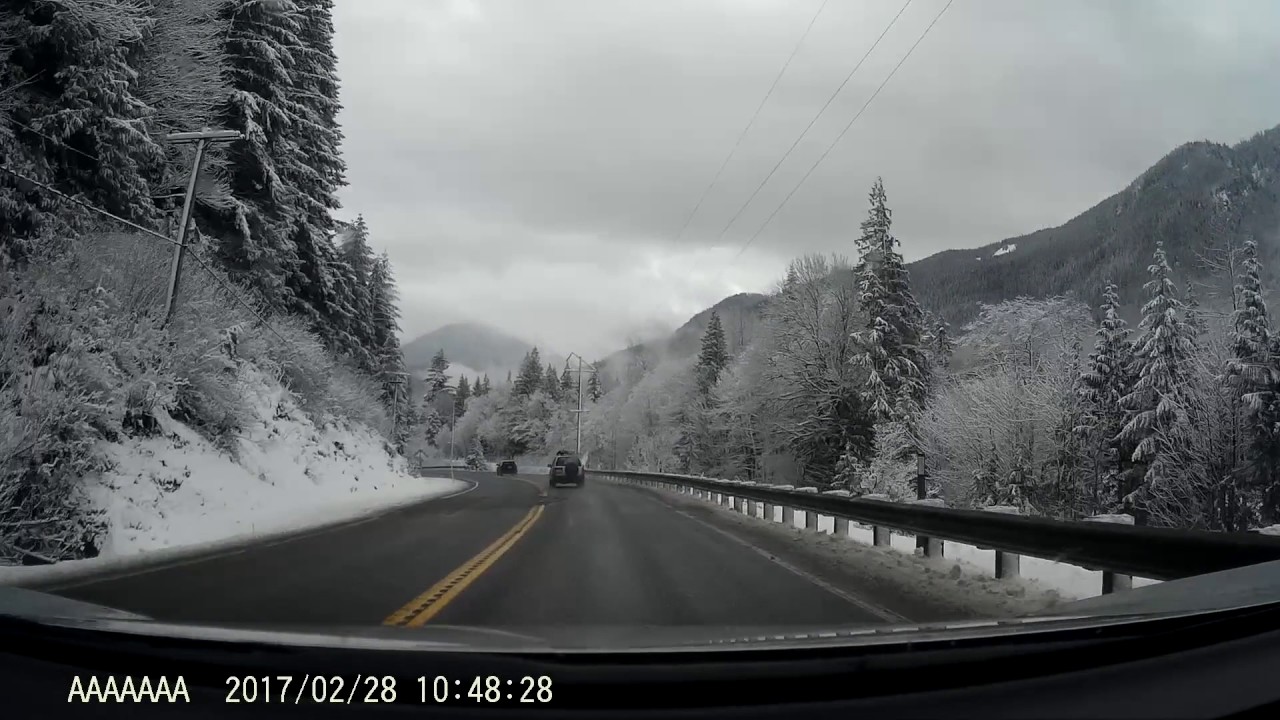Stevens Pass US-2 East timelapse - YouTube