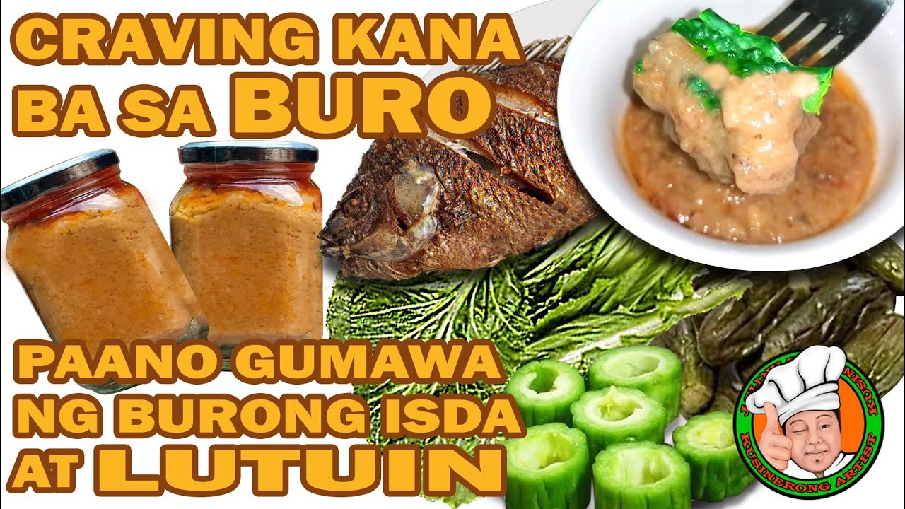 Paano Gumawa Ng Burong Isda - YouTube