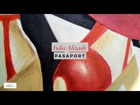 Oil paint. Pasaport - Dünya'da kadın serisi. Türk Ressam Yulia Alizade