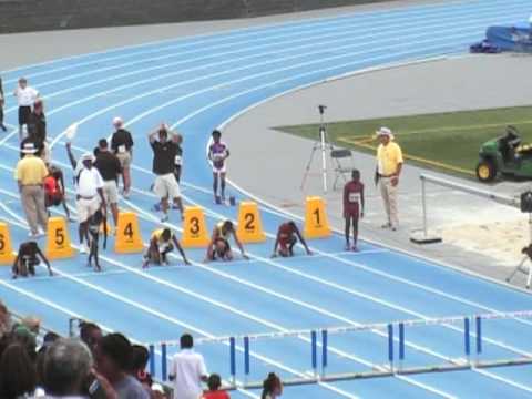 AAU 80M Hurdles Sub-Midget Jr. Olympics 2009 - YouTube