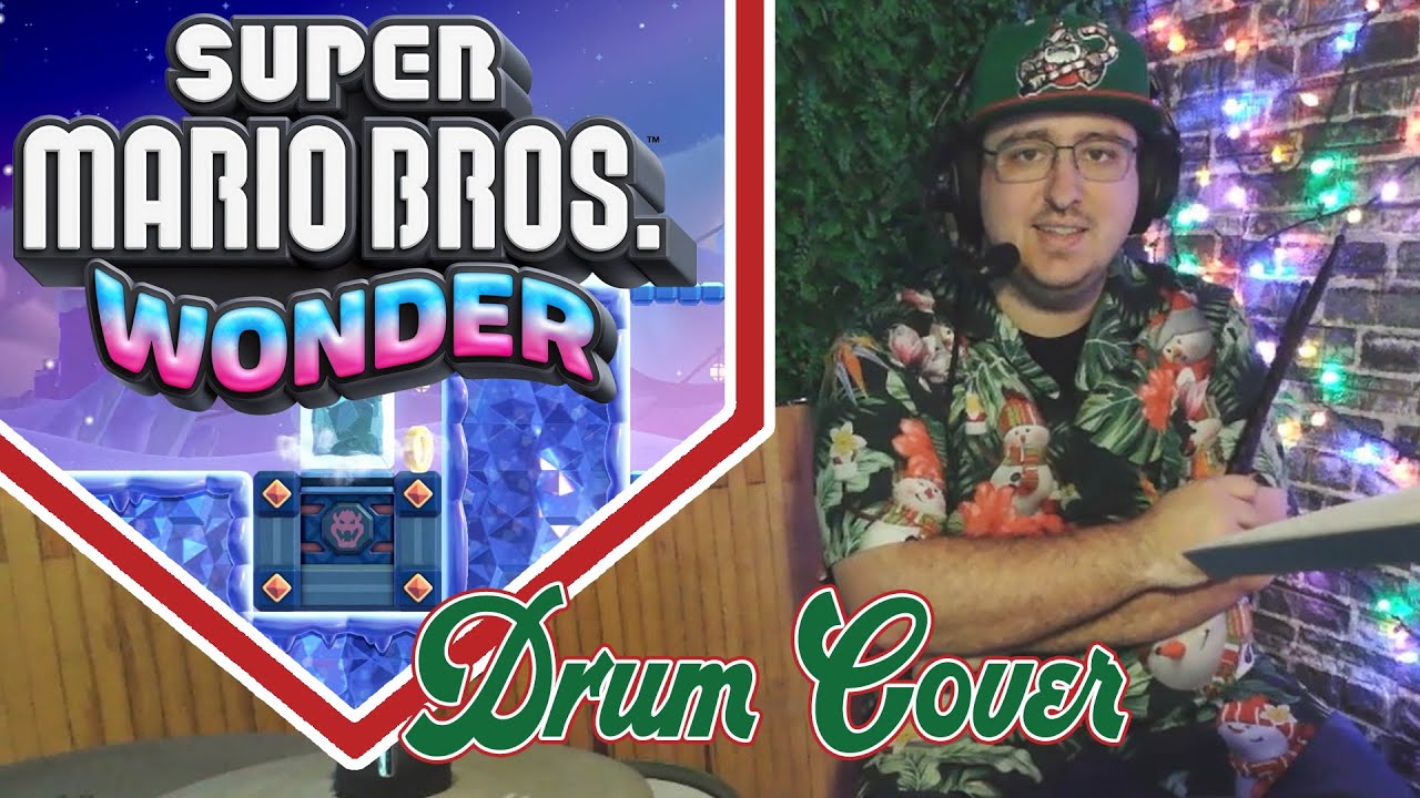 Super Mario Bros. Wonder: Snow Drum Cover - YouTube