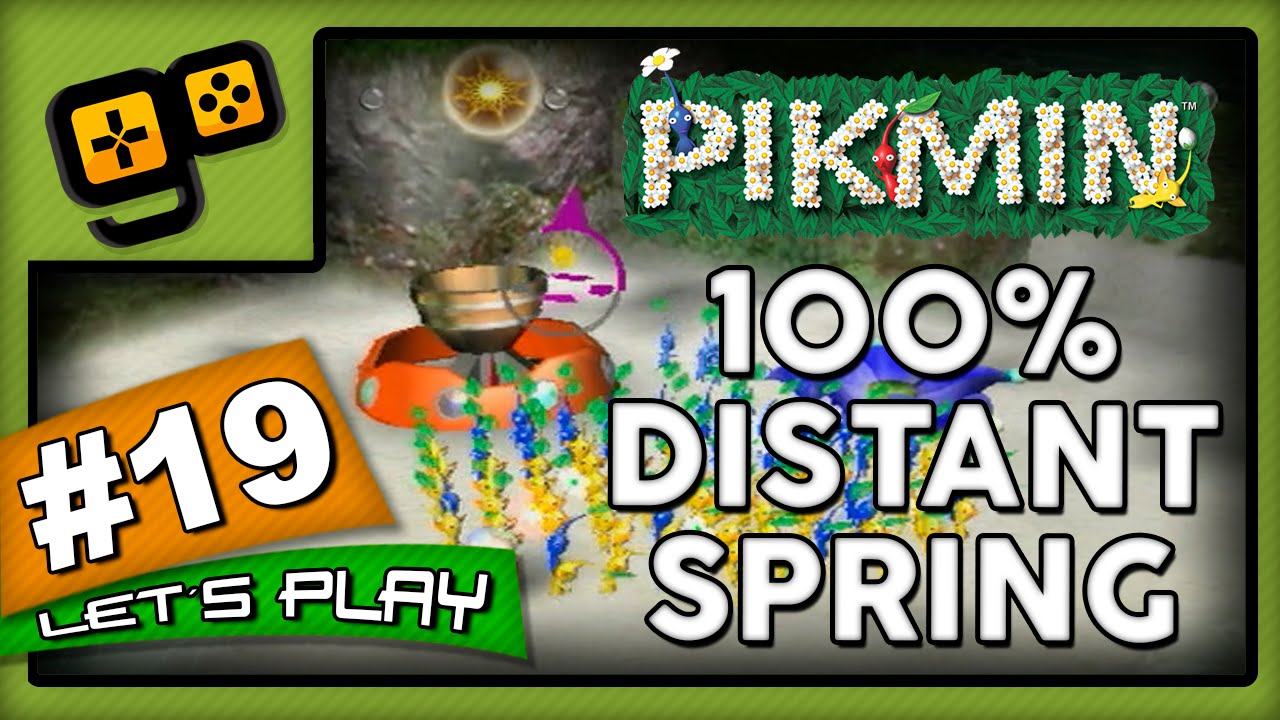 Let's Play: Pikmin - Parte 19 - 100% Distant Spring - YouTube