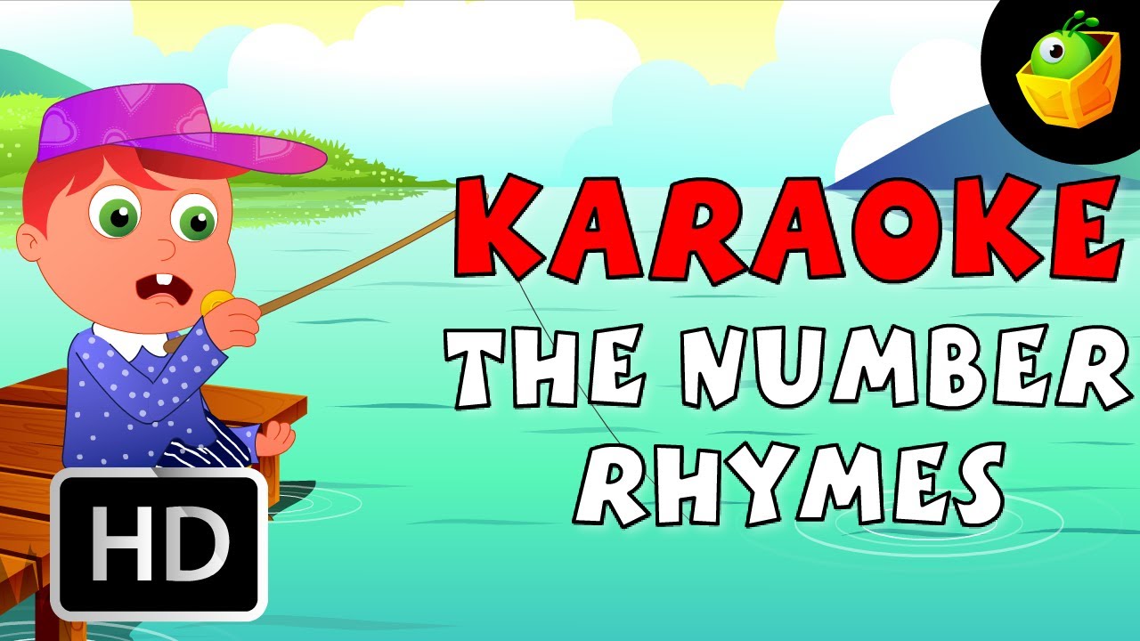 The Number Rhymes - Karaoke Version With Lyrics - Cartoon/Animated ...