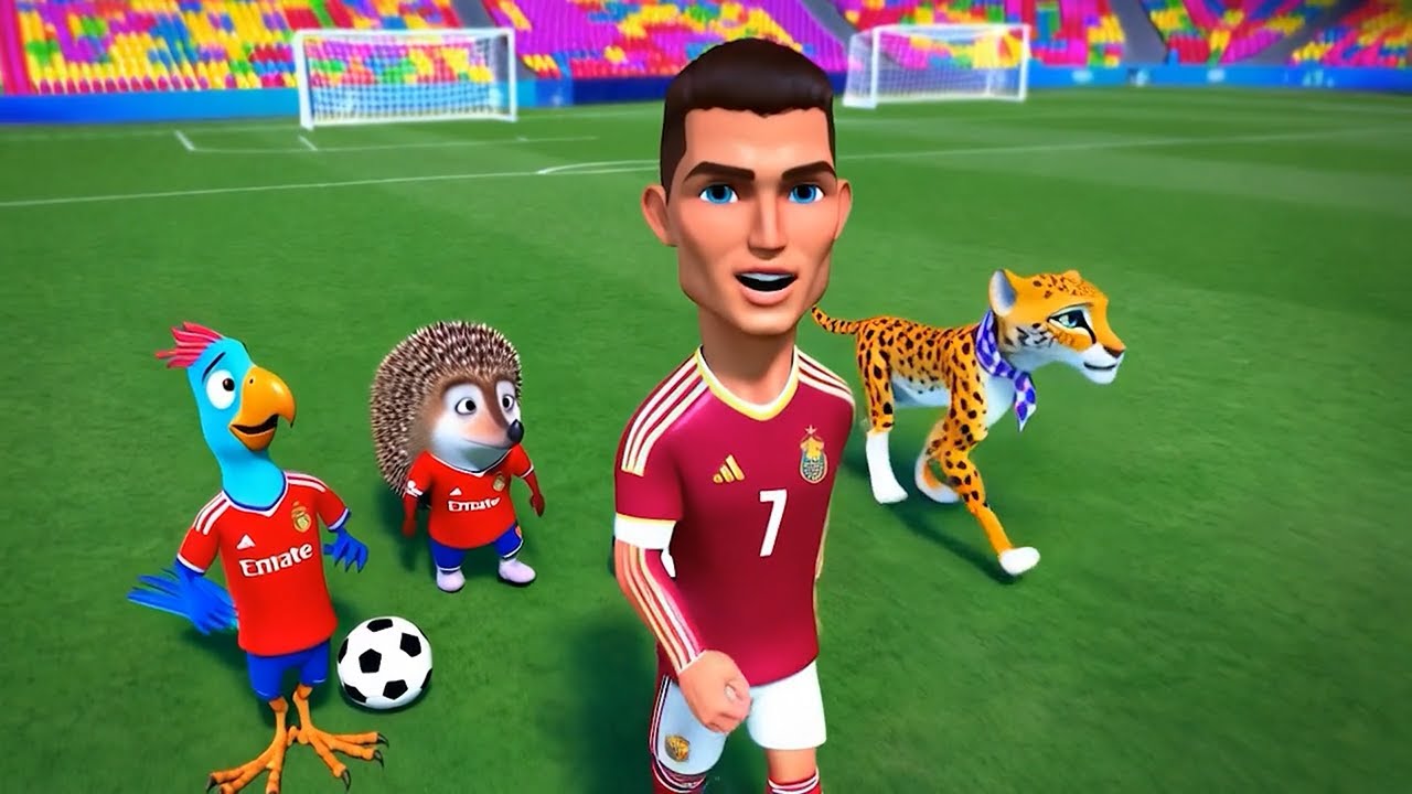 Cristiano Ronaldo | Cartoon for kids - YouTube