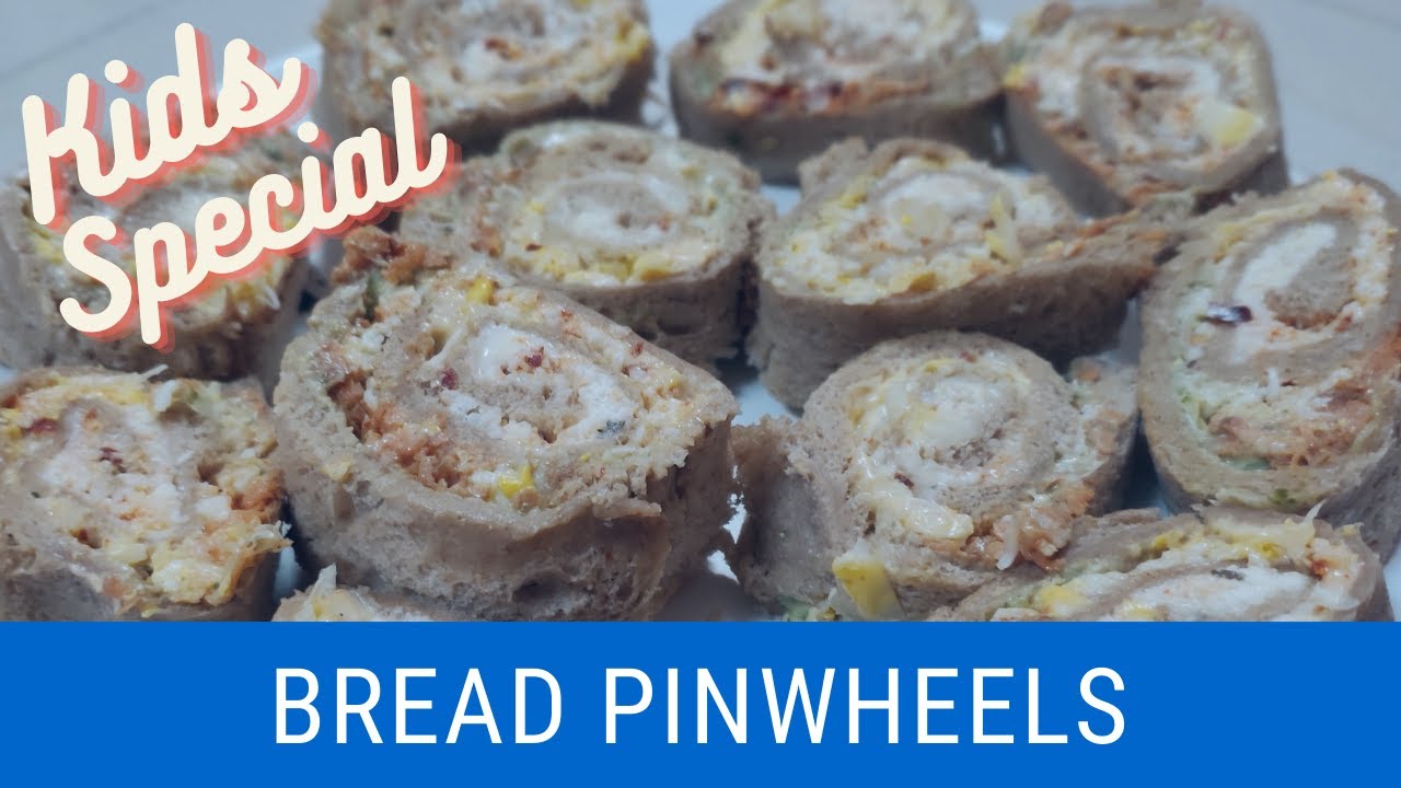 Bread Swiss Roll | Bread Pinwheels | Pinewheel Sandwich Recipe | Kids ...