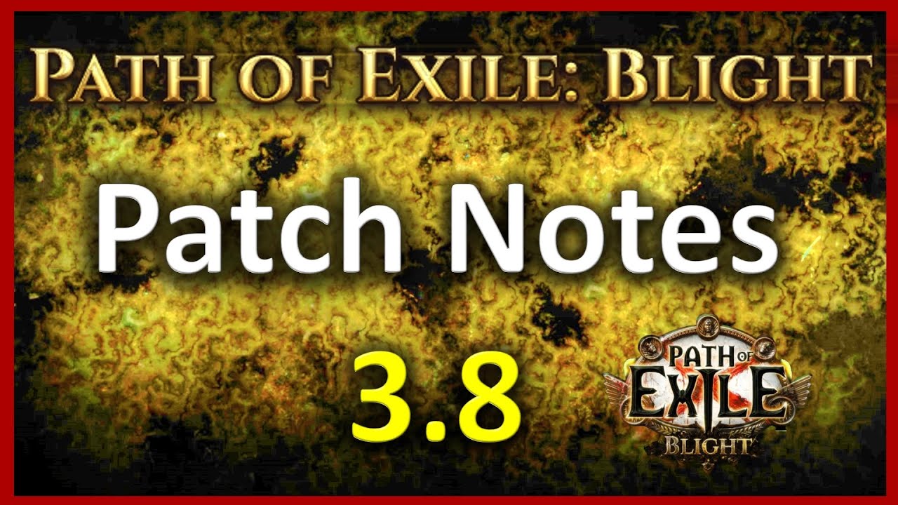 [Path of Exile] Patch Notes da Liga Blight - YouTube