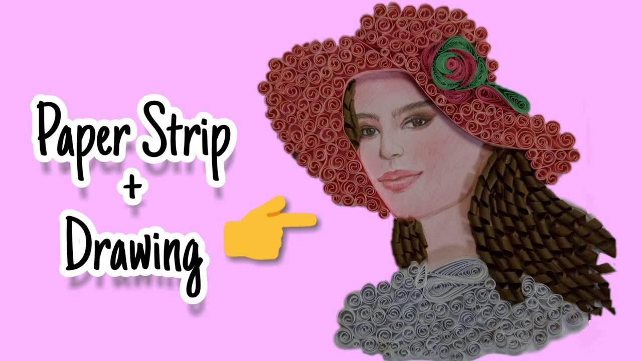 PAPER QUILLING PORTRAIT (TIMELAPSE) - YouTube