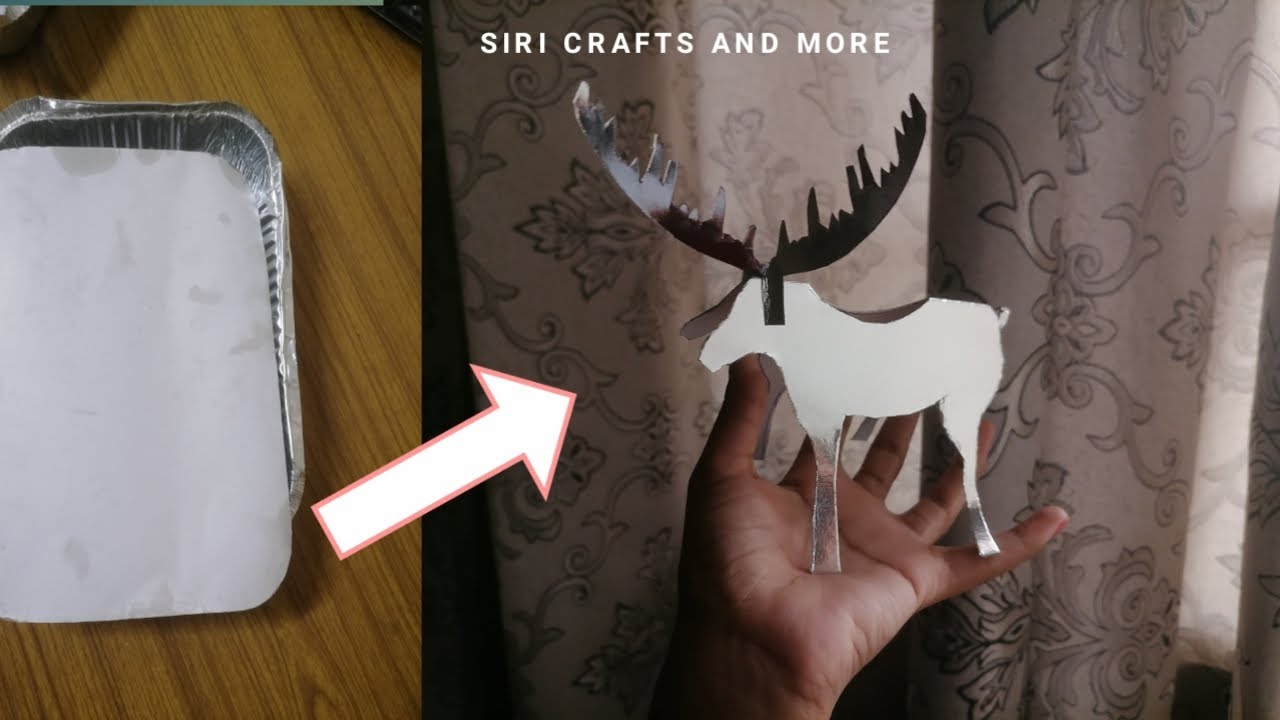 Deer Craft with Weaste meterial 🦌 || DIY || easy do it you - YouTube