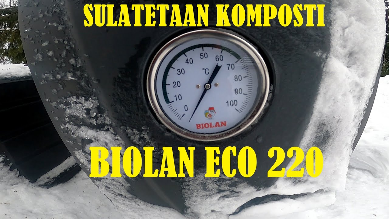 Biolan Eco 220 Kompostin sulatus - YouTube