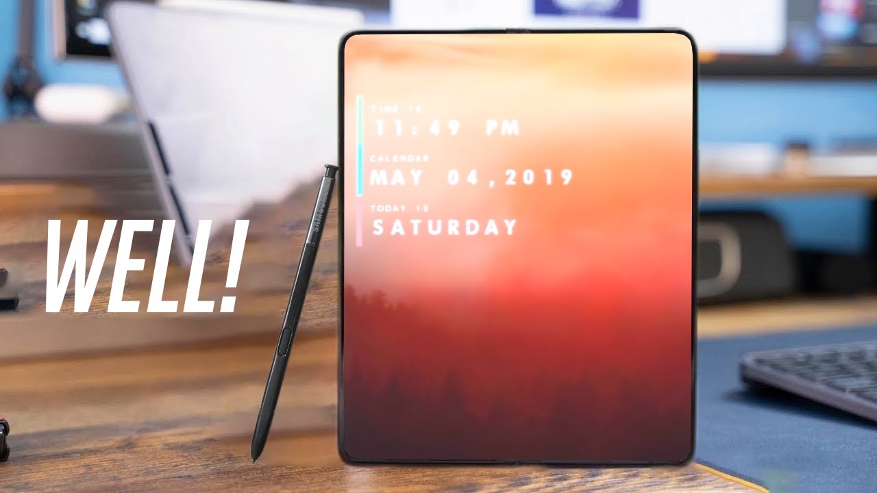 Samsung Galaxy Z Fold 5 - Real Look At The Crease - YouTube
