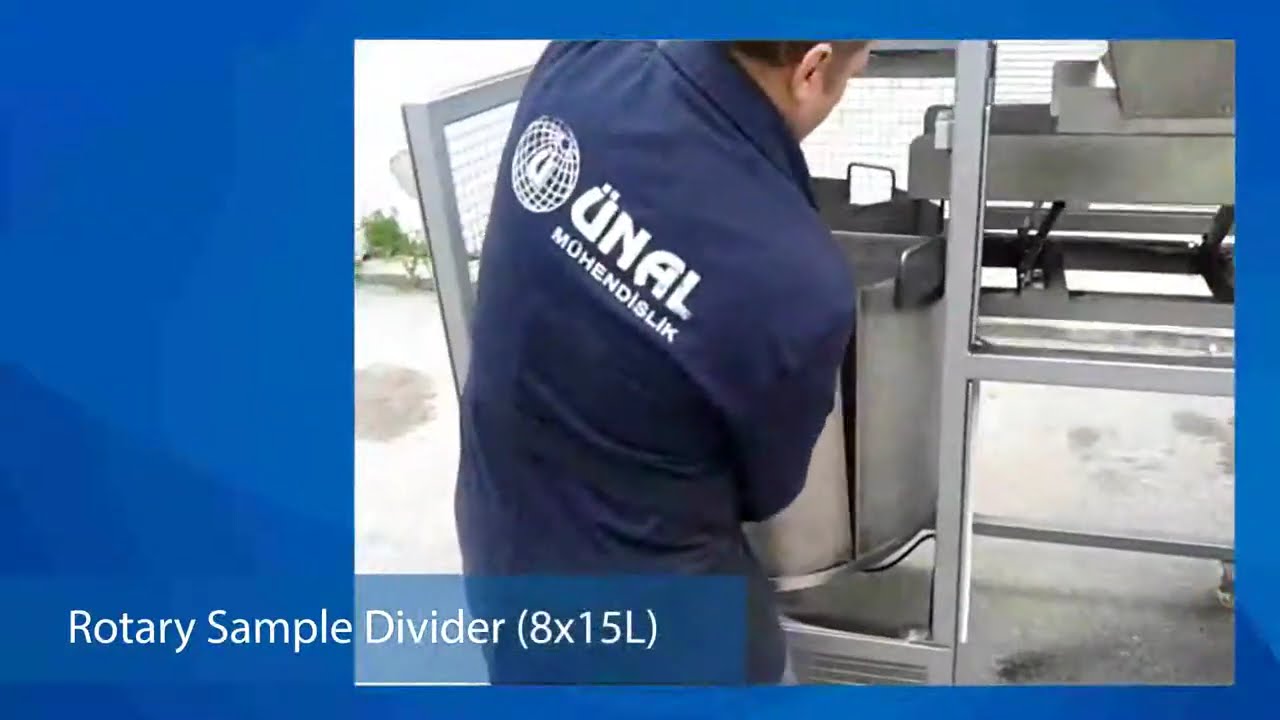 Rotary Sample Divider 8x15L - Otomatik Numune Bölücü 8x15L - YouTube