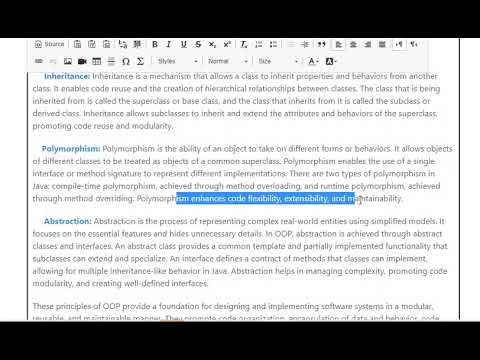 Explain OOPS Concepts in java || Core Java Interview Questions - YouTube