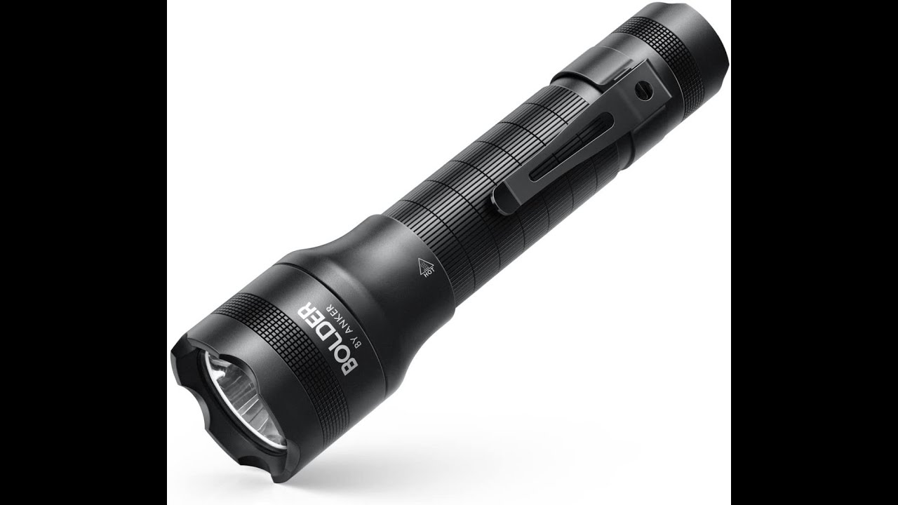 Anker LC40 Flashlight Rechargeable Battery 1 of 2. Battery depleted one ...