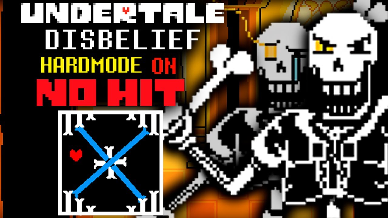 DISBELIEF PAPYRUS HARD MODE - Phase 1 - 2 NO HIT IN ONE RUN (DEMO ...