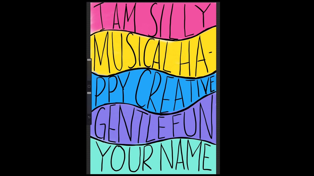 Self Esteem 'I AM' Art Tutorial - YouTube