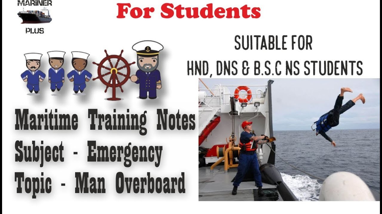 Manoverboard Procedure OOW Duties - EMERGENCY ON SHIP - YouTube