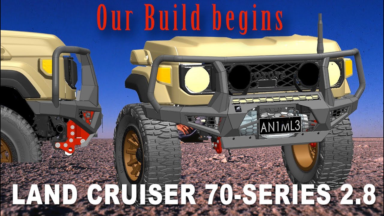 TROOPY 2.8 BUILD START. New Bull bar Design @4xoverland - YouTube