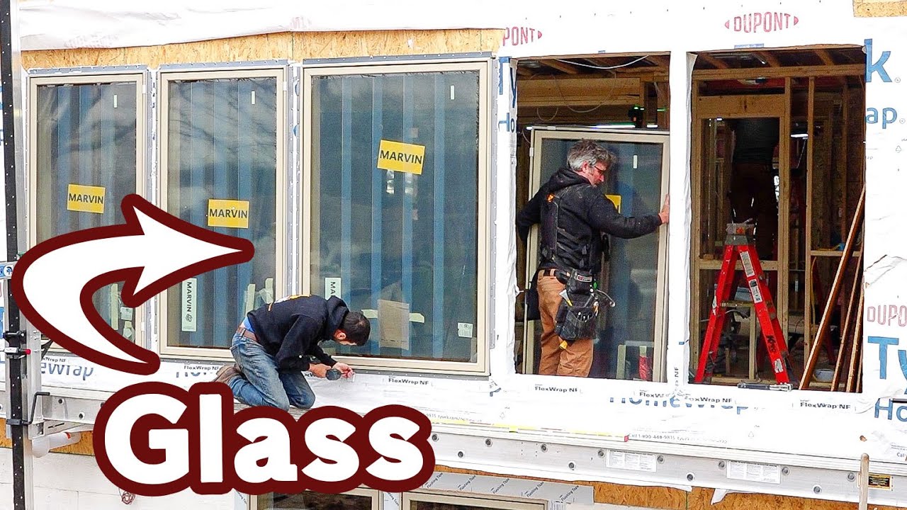 East Facing Wall of Windows | Home Renovation & Addition Part 39 - YouTube