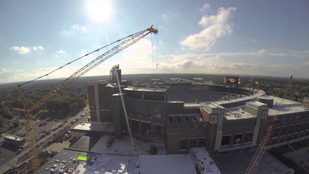 Trail Genius - Green Bay Packers Lambeau Field Fly Over 1 - YouTube