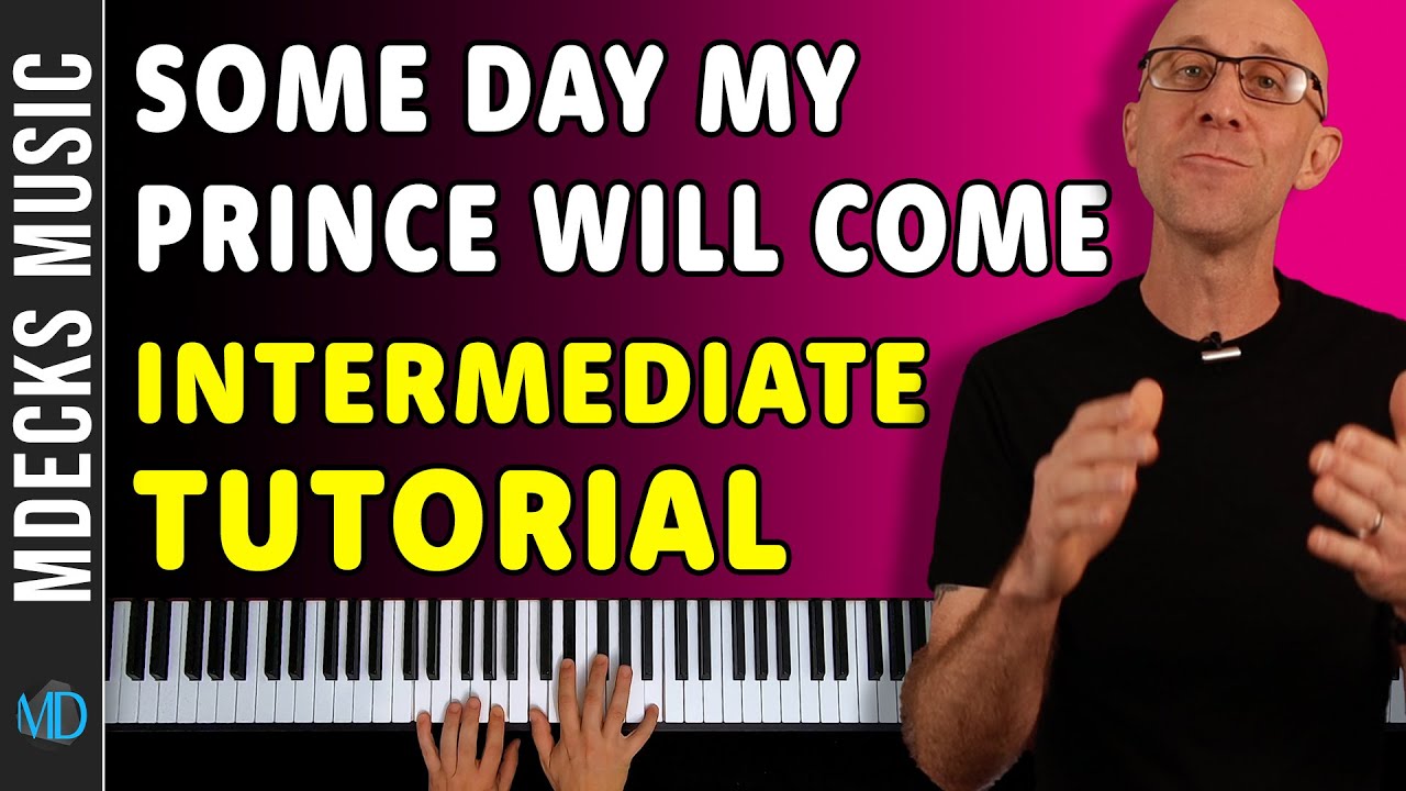 Easy-Intermadiate Jazz Piano: Someday My Prince Will Come (Real Book) # ...