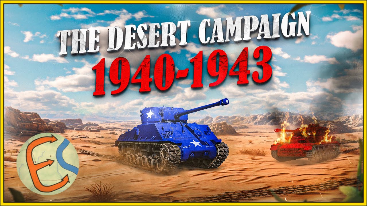 The War in the Desert 1940-1943 mapped - YouTube