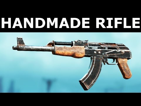 Fallout 4 Nuka World DLC - Handmade Rifle - New Weapon In Action - YouTube
