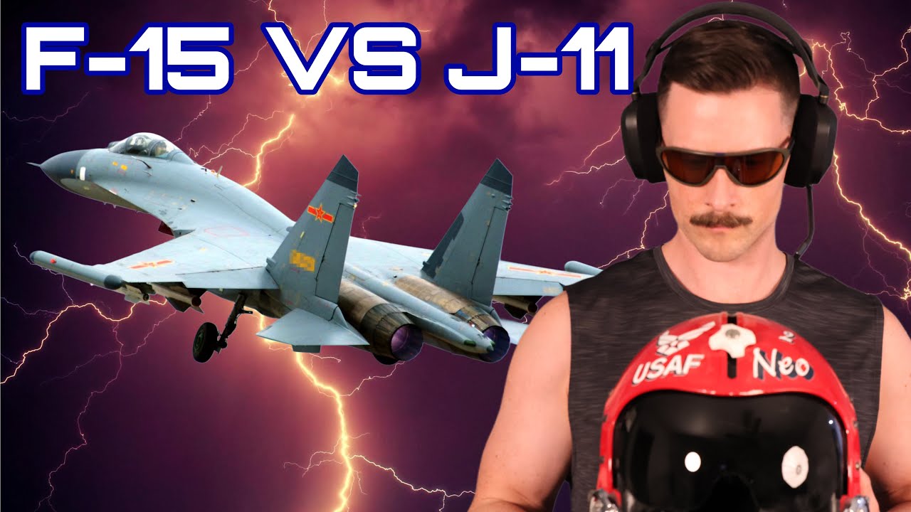 Real Fighter Pilot F-15 vs Chinese J-11 | DCS - YouTube