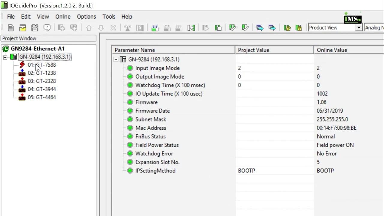 Tutorial: G-Series I/O - Part 3, Setting Parameters with IO-Guide software - YouTube