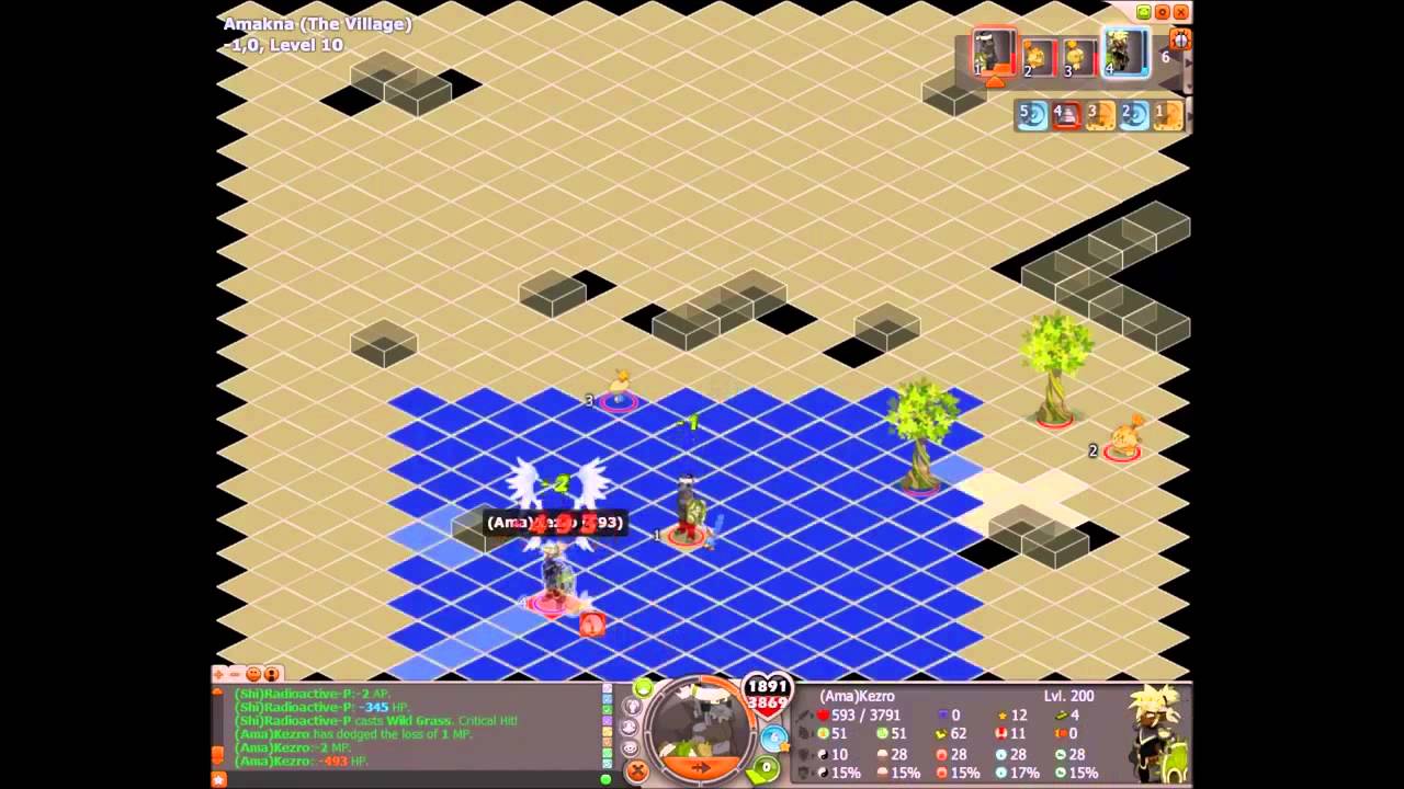 [Dofus PvP] Sadida lvl 200 Fire - Pre sadida Overhaul - YouTube