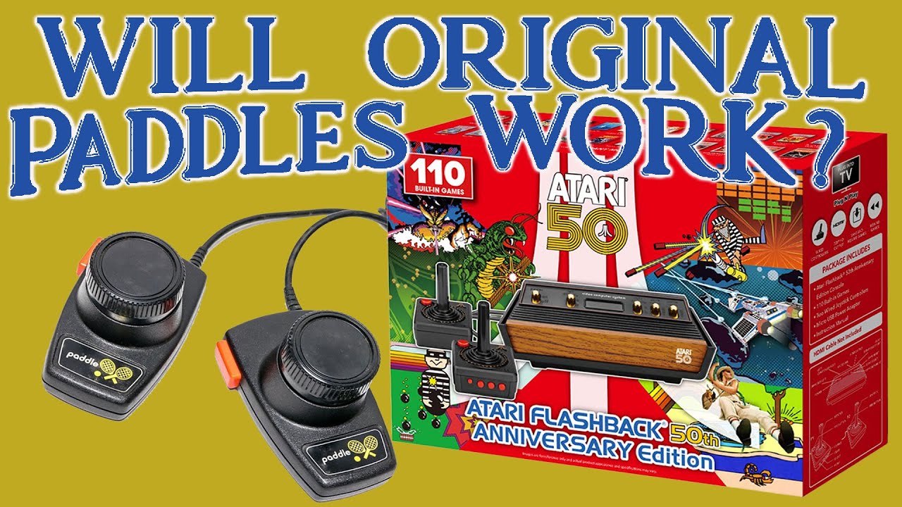 Are Original Paddles REALLY Compatible with the Atari Flashback 50th ...
