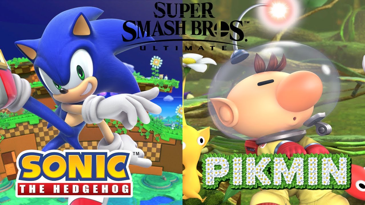 Super Smash Bros. Ultimate Character Reps: Sonic vs. Olimar - YouTube
