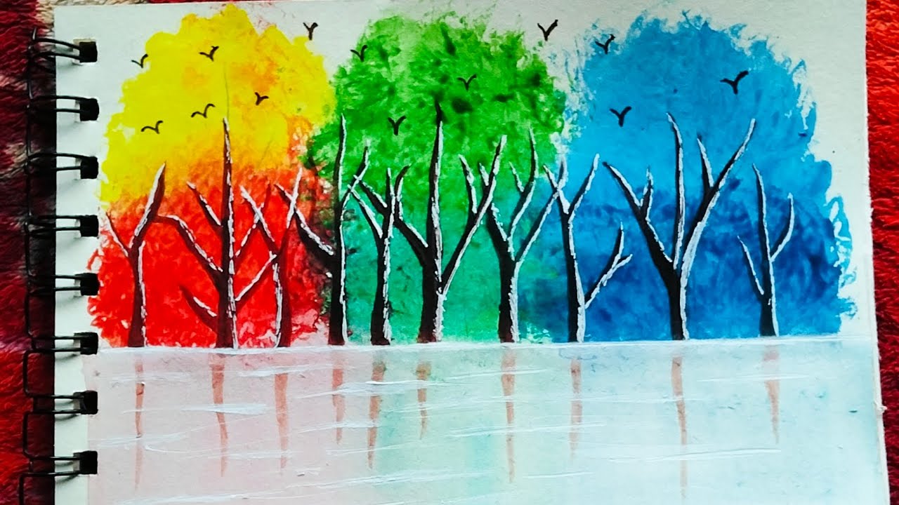 Easy and CREATIVE art idea when you are bored || Drawing tutorials ...