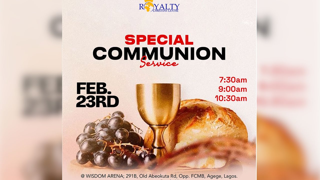 SPECIAL COMMUNION SERVICE (SUNDAY SERVICE) 23-02-2025 - YouTube