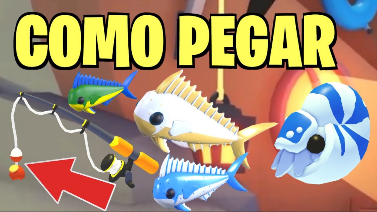 🚨 ADOPT ME! CONFIRMADO AGORA VAMOS PESCAR NOVOS PETS PEIXES + NOVO PET ...