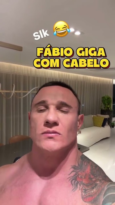 FABIO GIGA METEU UM CABELINHO OU SERÁ IMPLANTE? O QUE VOCÊ ACHOU? #fabiogiga #bitelonatural ...