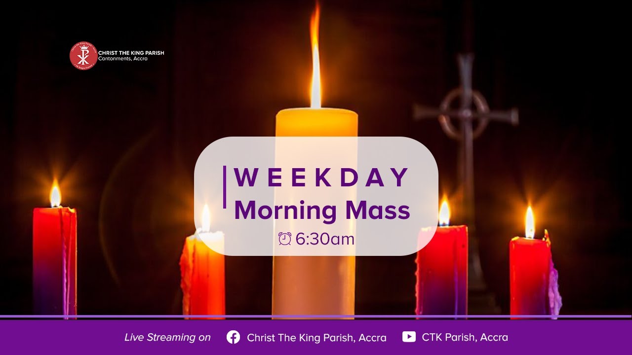 WEDNESDAY OF THE 3RD WEEK OF ADVENT, YEAR B - YouTube