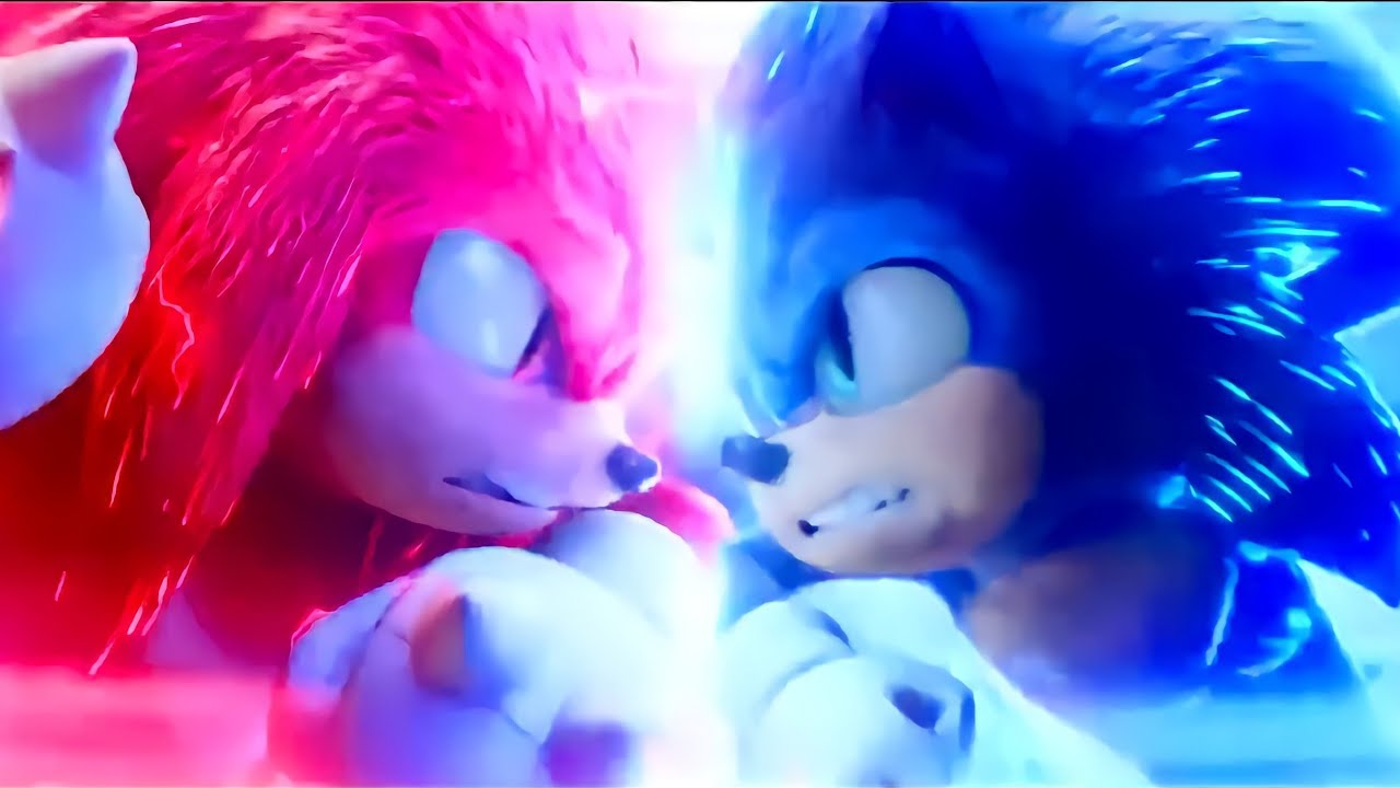 "Sonic vs Knuckles" First Fight Scene - Sonic The Hedgehog 2 (2022 ...