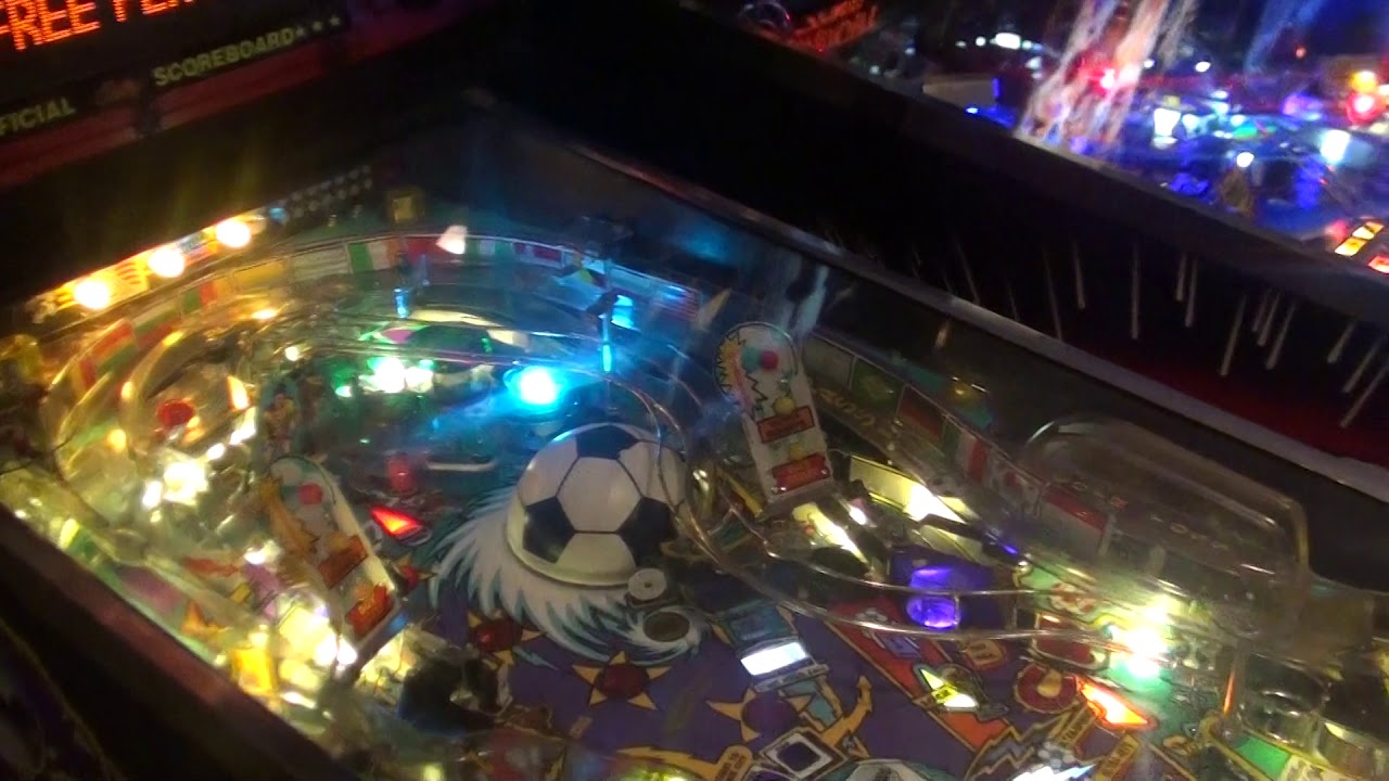 worldcup soccer 94 pinball machine - YouTube