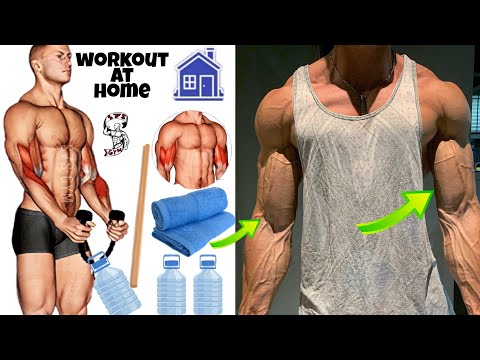 Biceps workout at home  biceps exercises 💥تمارين البايسبس في البيت