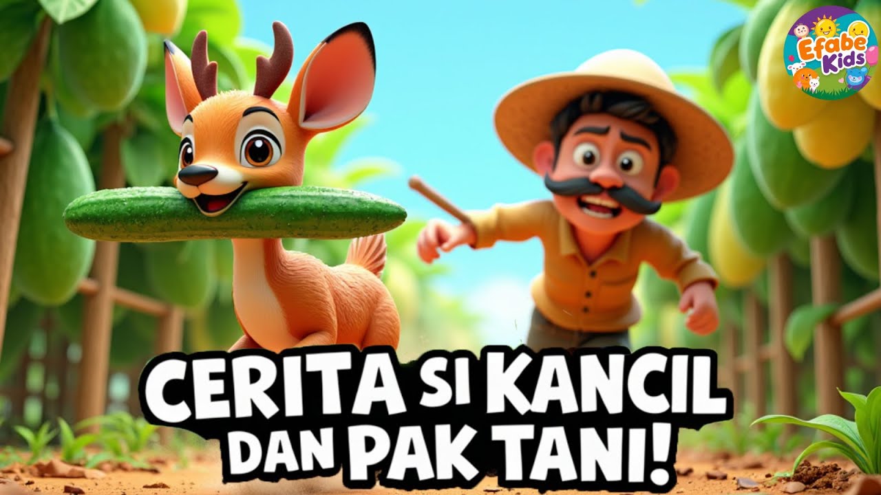 Kisah Si Kancil dan Pak Tani I Cerita Bergambar Anak Bahasa Indonesia I ...