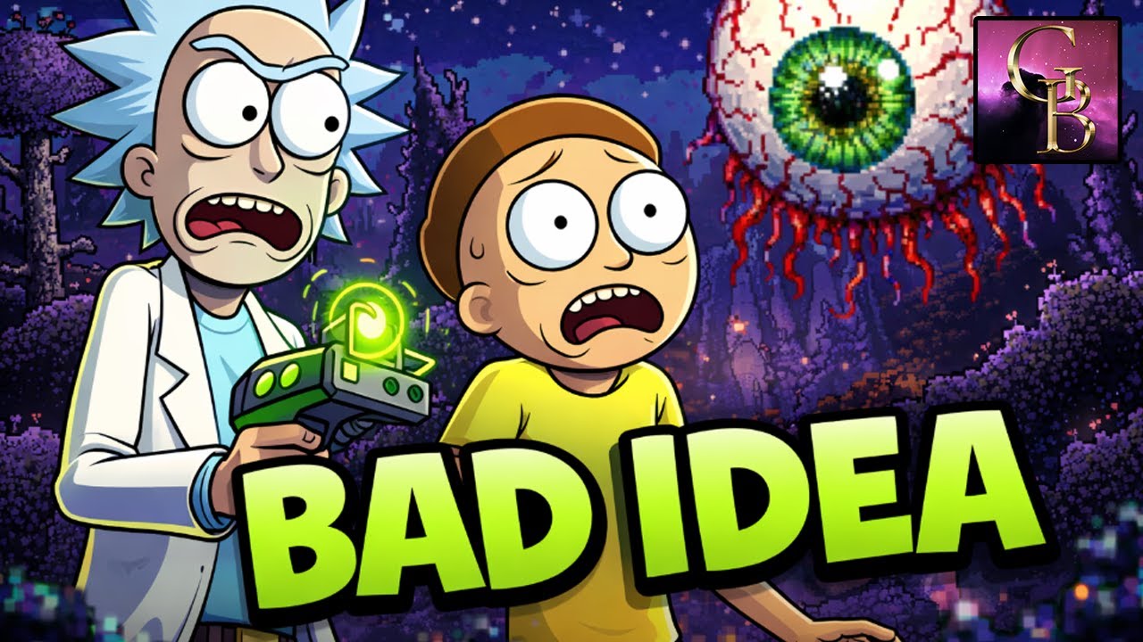 Terraria Rick and Morty Play Terraria - YouTube