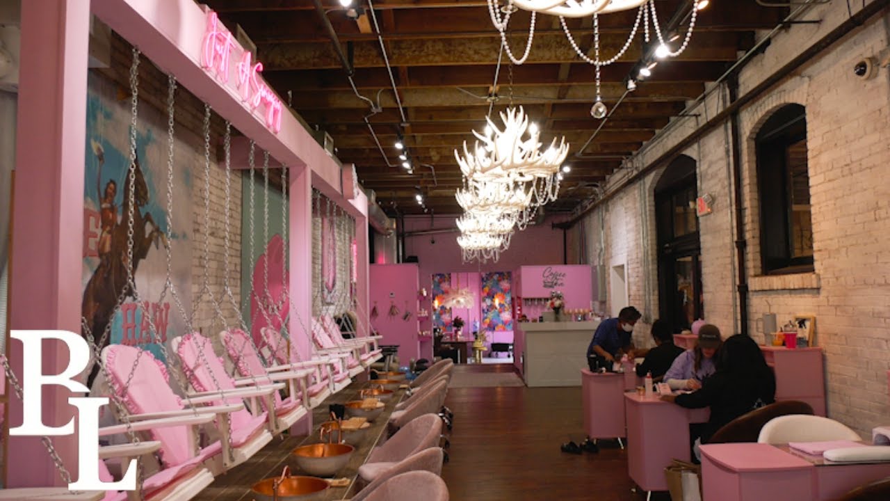 New boujee and pink 'Southern Swings Nail Bar' Opens in Downtown Waco ...