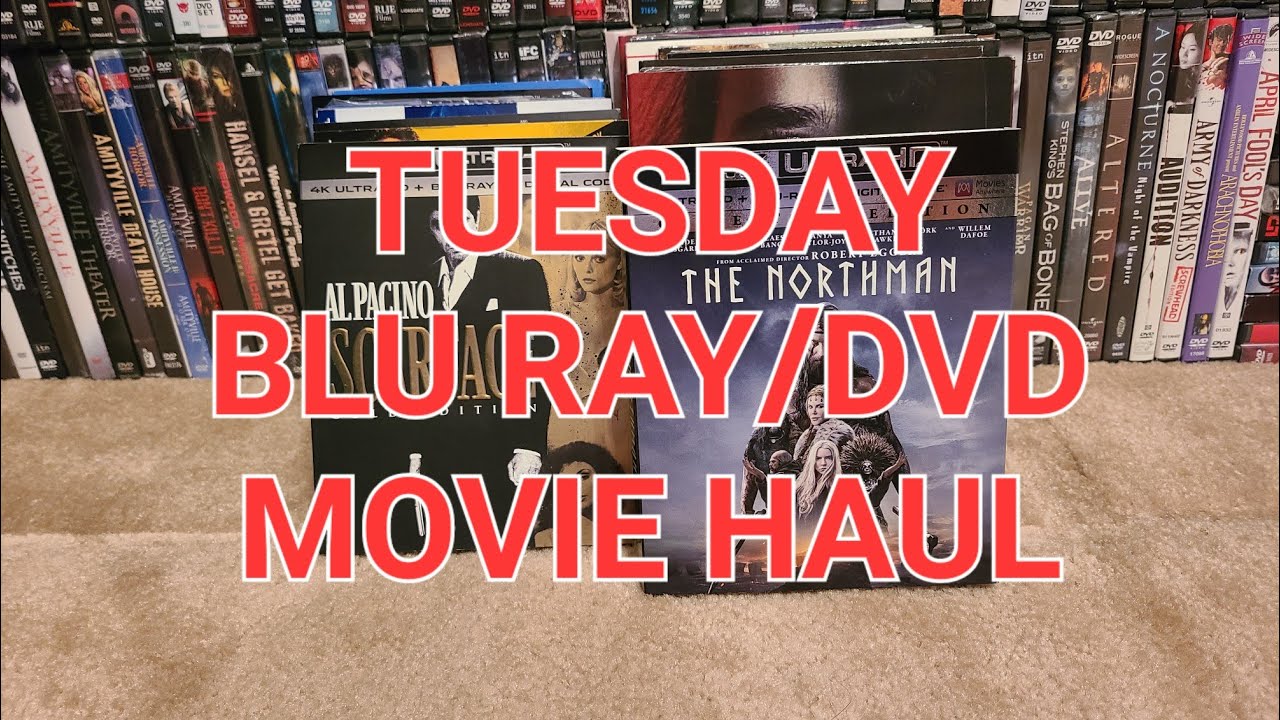 TUESDAY BLU RAY / DVD MOVIE HAUL!! - YouTube