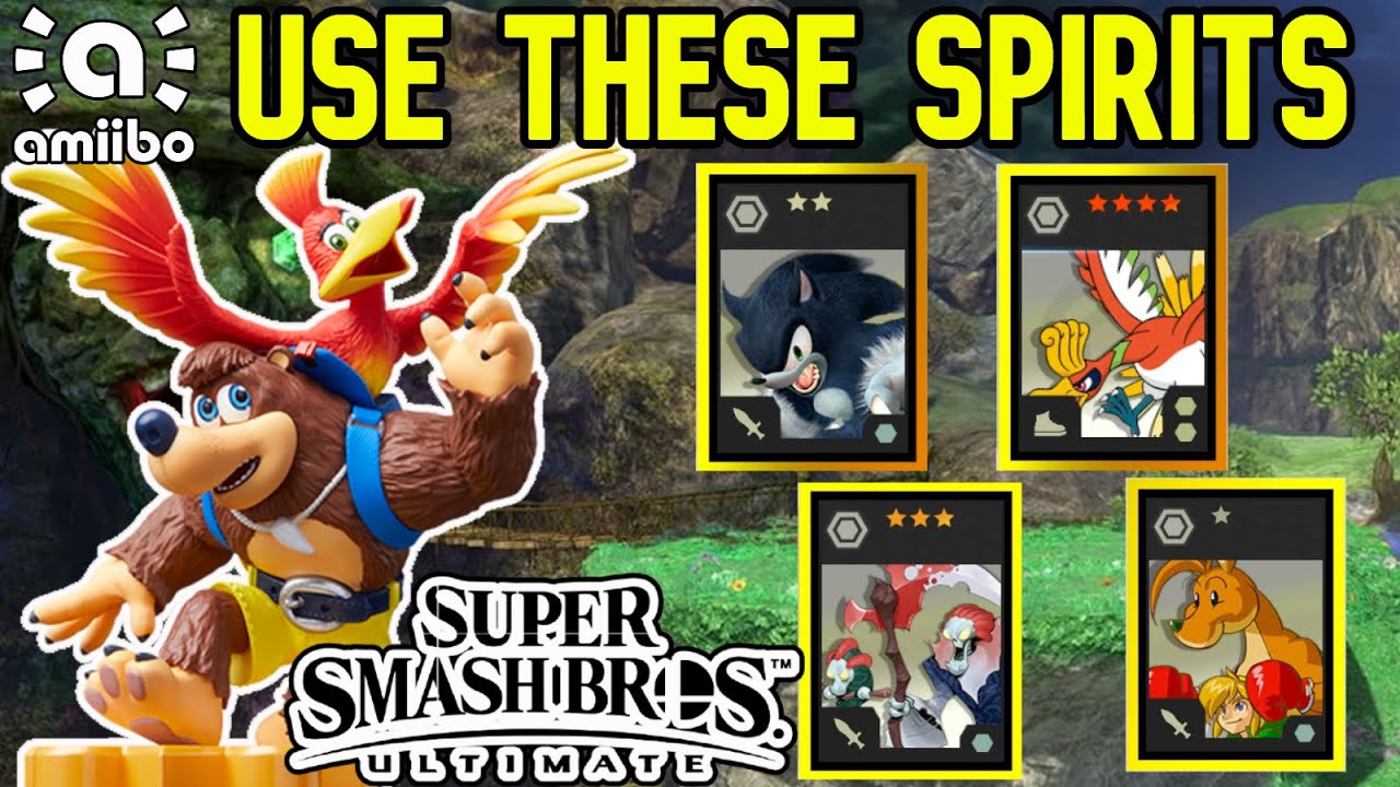 USE THESE SPIRITS with your BANJO AMIIBO - YouTube