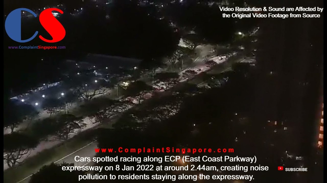 Cars Spotted Racing Along ECP Expressway On 8 Jan 2022 At Around 2 44am ...
